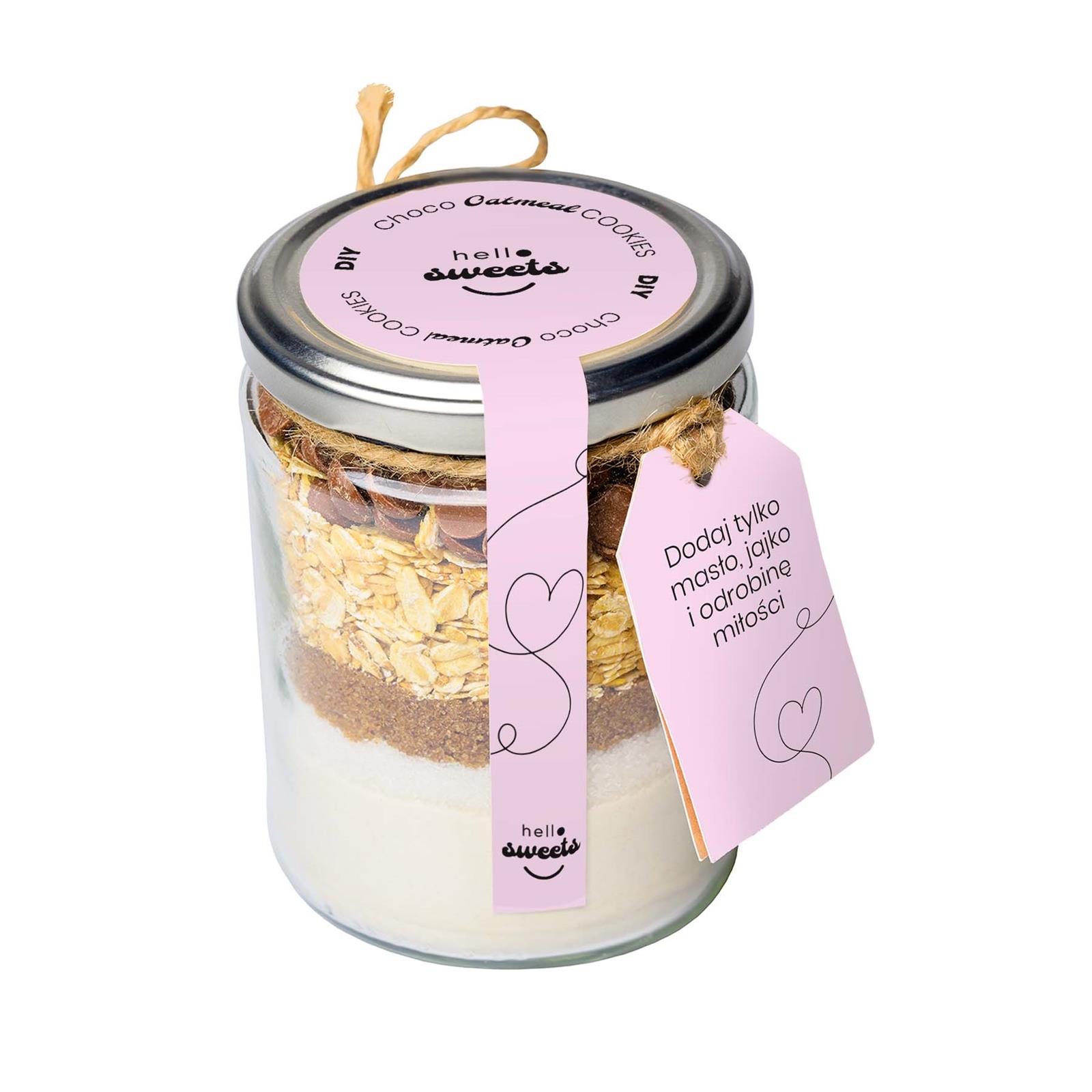 Zestaw Hello Choco Oatmeal Cookies | Produkty \ Ciasta w słoiku